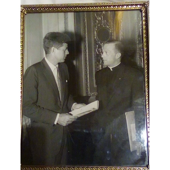 Art | Rare Photo Of President Kennedy Rev David J Clark Original | Poshmark